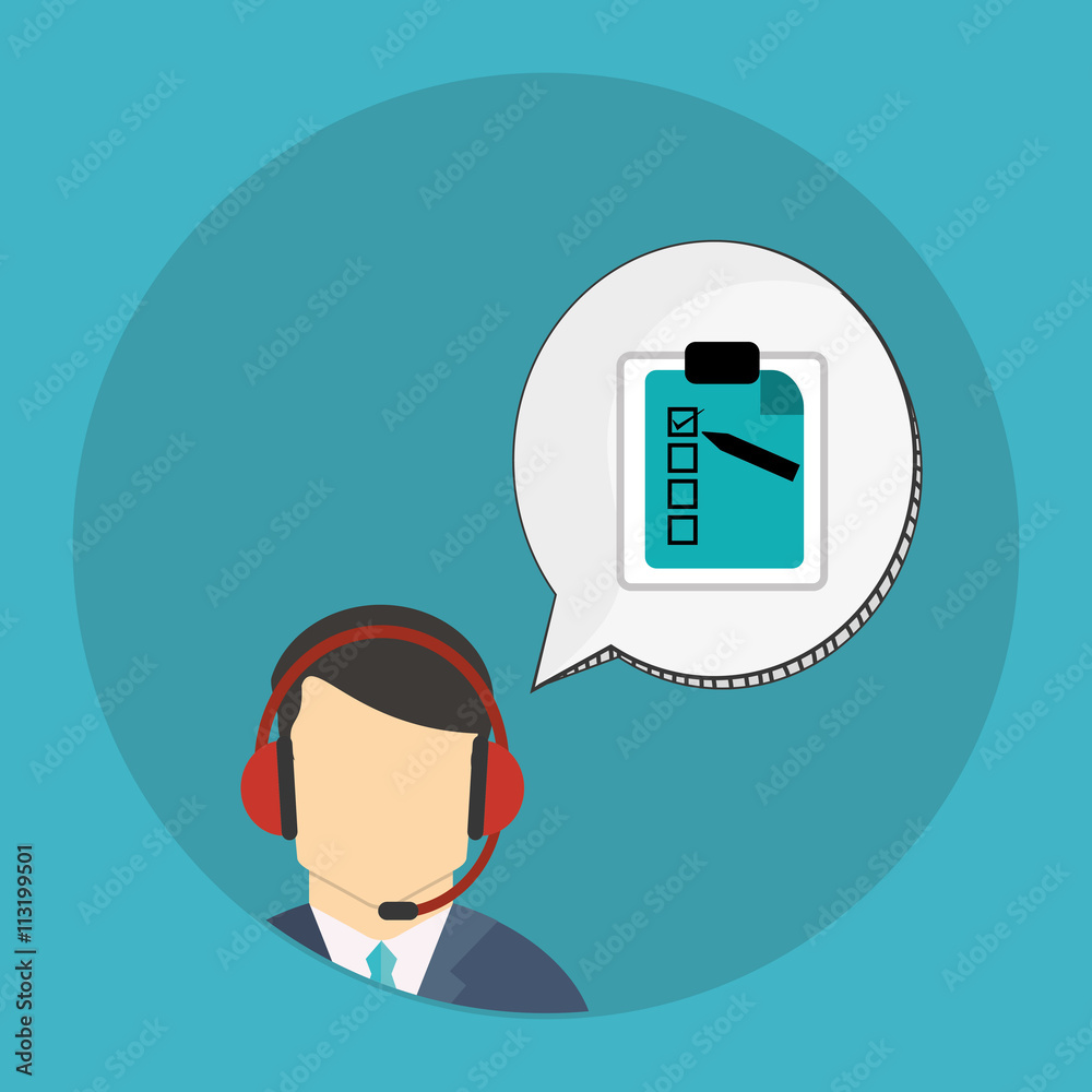 Call center design. Communication icon. flat illustration, vecto Stock ...