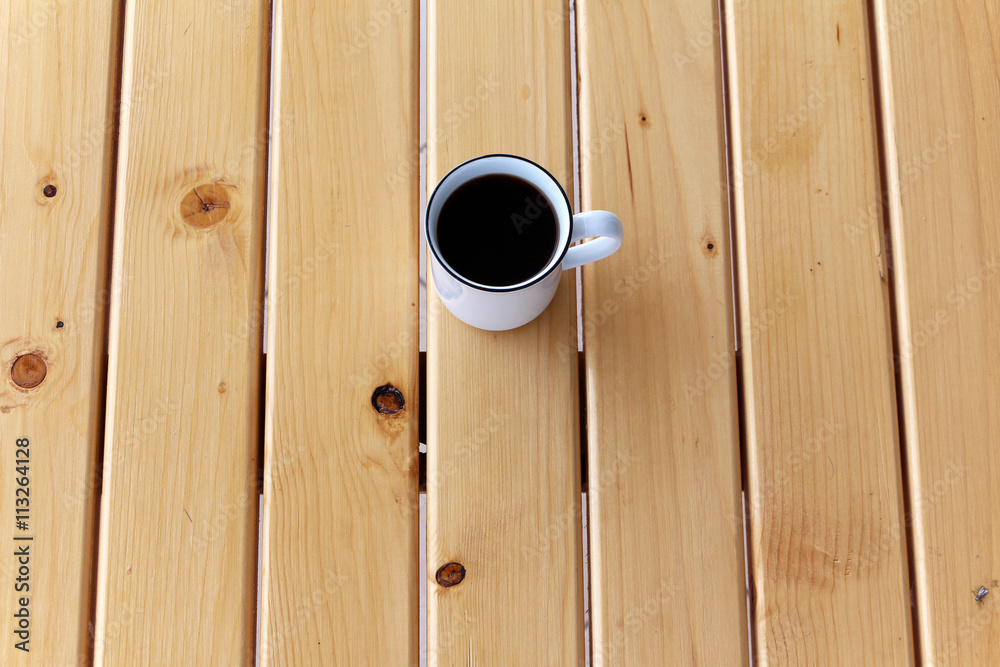 wood table texture and coffee Stock Photo | Adobe Stock