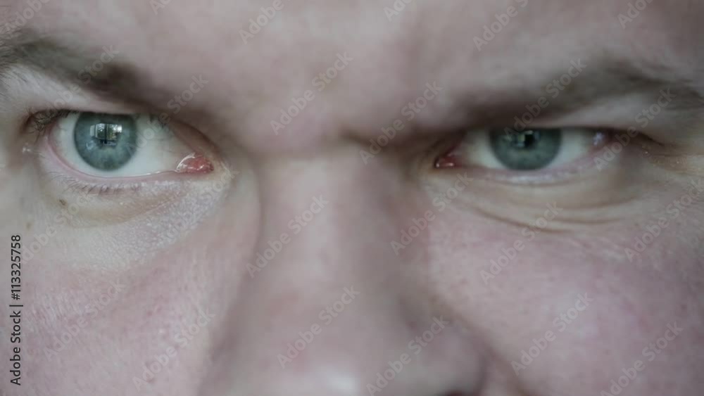 Close up of male head and eyes. 4K UHD. Stock ビデオ | Adobe Stock