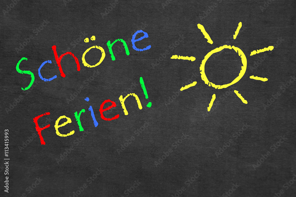 Schöne Ferien! Stock-Foto | Adobe Stock