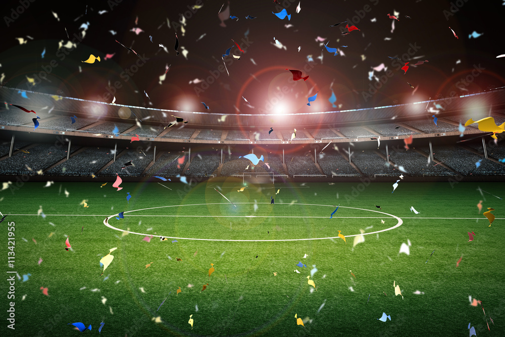 celebration soccer field background Stock Illustration | Adobe Stock