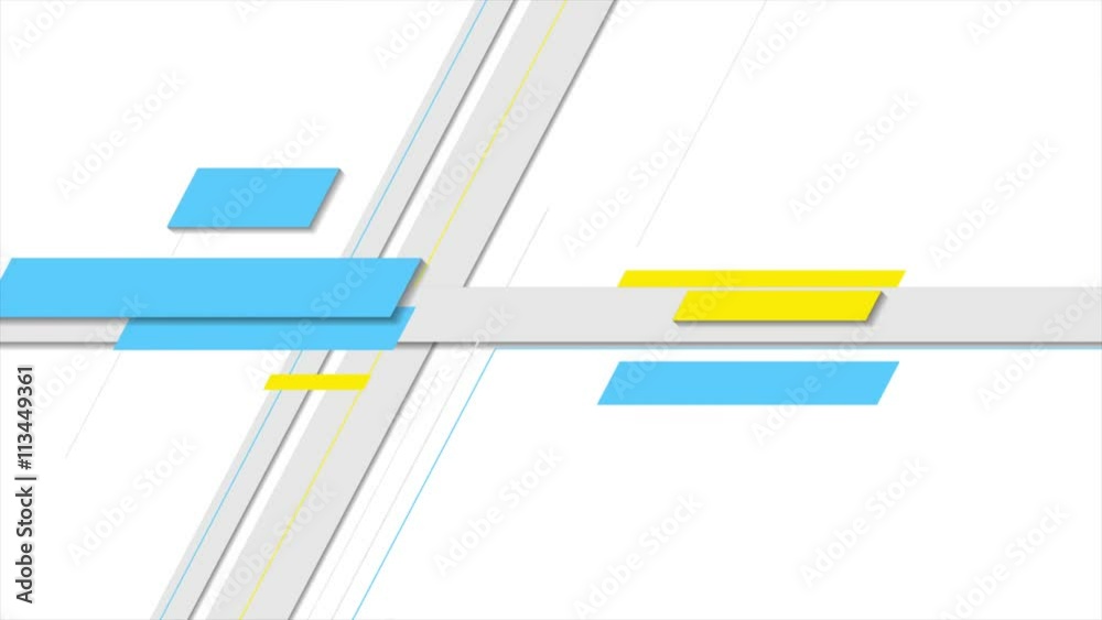 Minimal abstract tech geometric motion graphic art design. Video ...