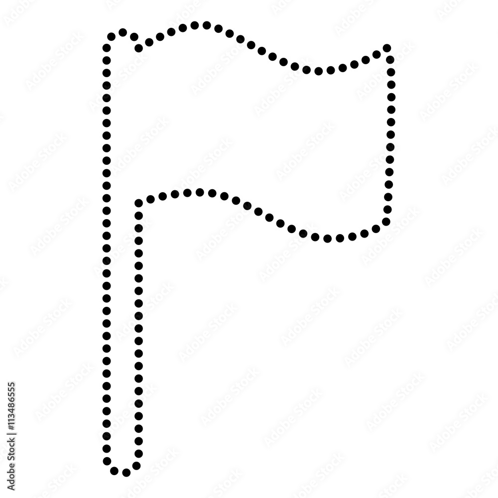 Flag sign illustration Stock Vector | Adobe Stock