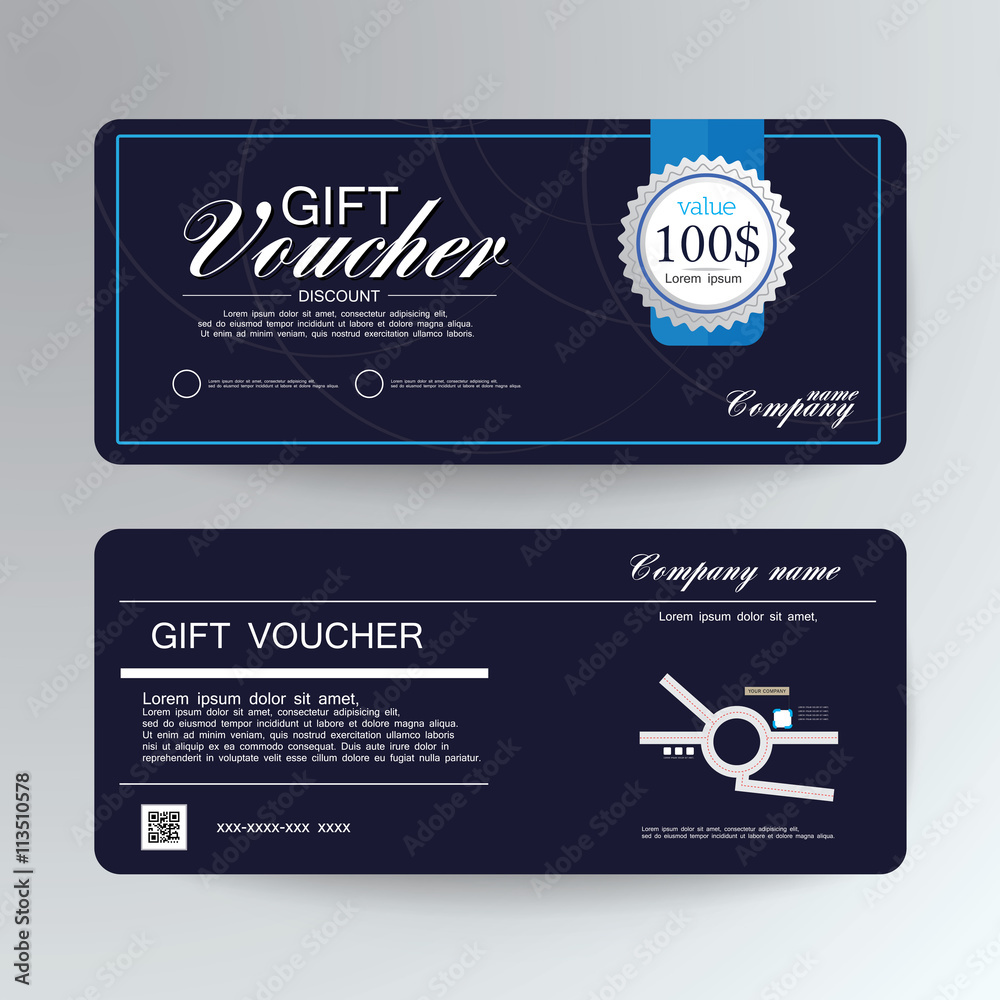 Voucher, Gift certificate, Coupon template gifts, presents. Background ...
