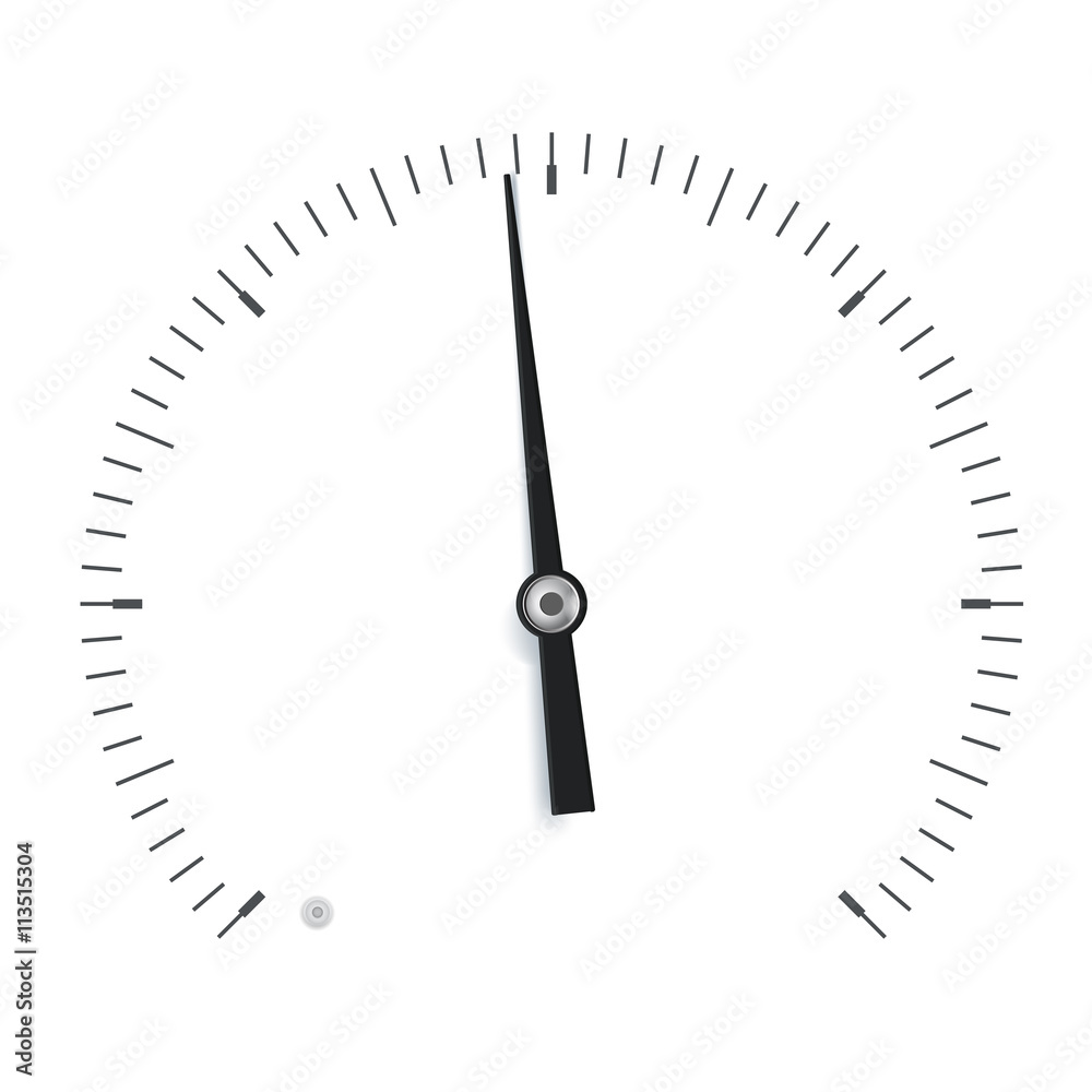 Gauge scale. Universal round dial Stock Vector | Adobe Stock
