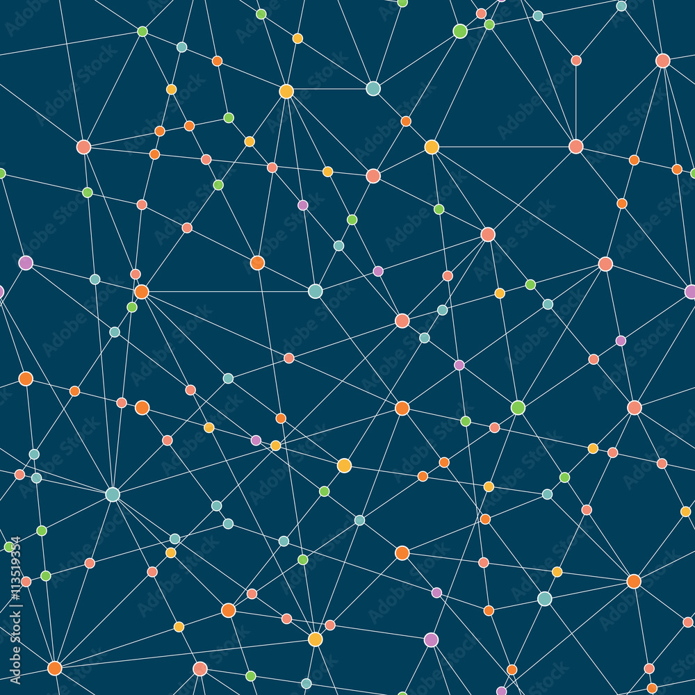 Abstract Technology background. Seamless pattern. Cloud computing ...