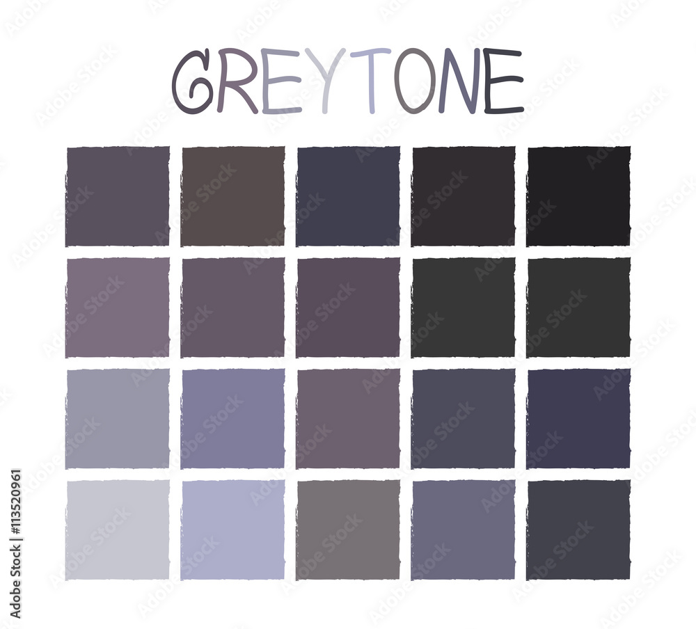 Greytone Color Tone without Name Vector Illustration Stock Vector ...