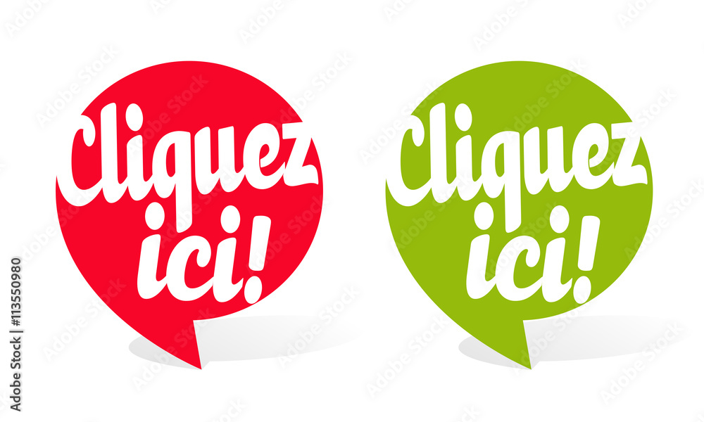 Vecteur Stock Cliquez ici | Adobe Stock