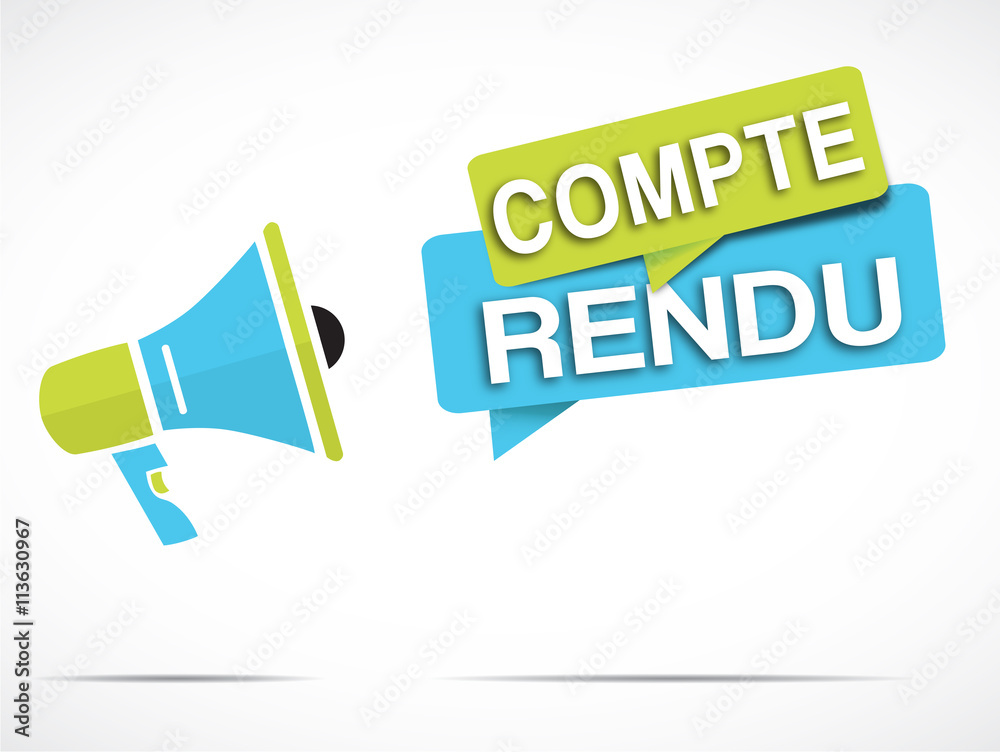 Vecteur Stock mégaphone : compte rendu | Adobe Stock