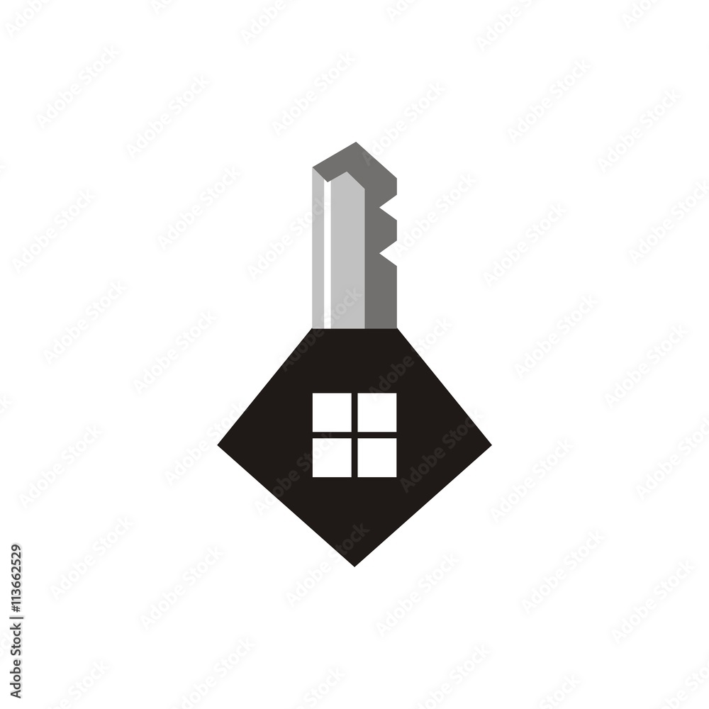 house key logo vector Stock Vector | Adobe Stock
