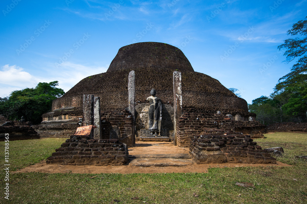 Pabalu Vehera in an Unusual shaped stupa has been built by one of the ...