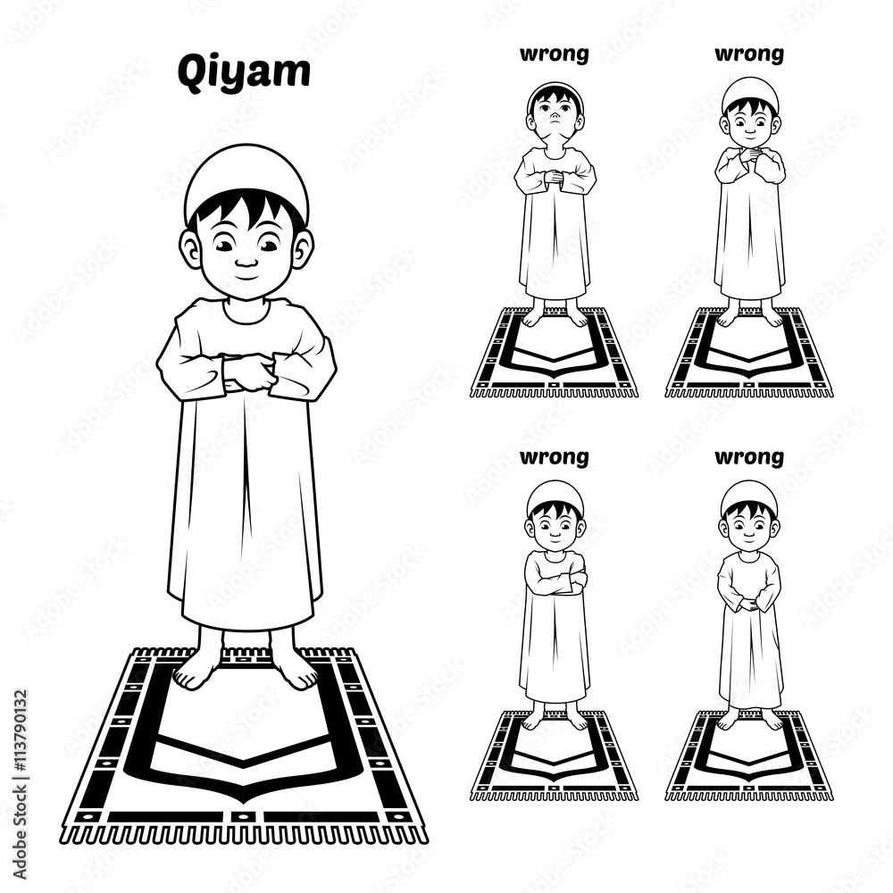 Islam Prayer Clipart