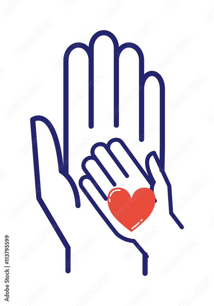 Children care vector illustration. Stock Vector | Adobe Stock