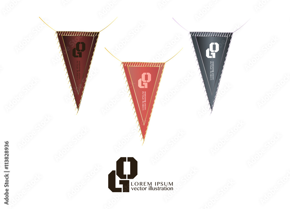 Triangle Banner Vector Free