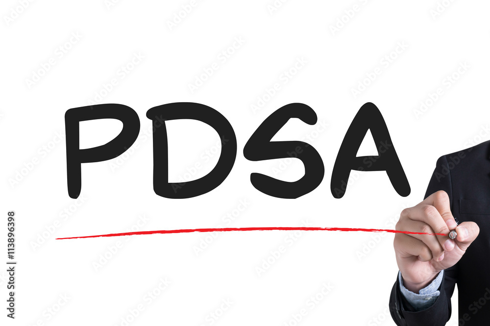 PDSA - Plan Do Study Act Stock Photo | Adobe Stock