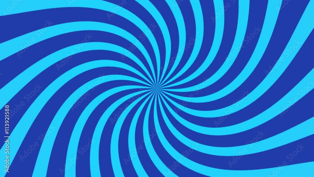 bright radial swirl motion background loop blue Stock Video | Adobe Stock