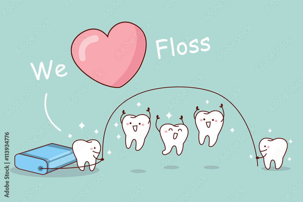 We love floss Stock Vector | Adobe Stock