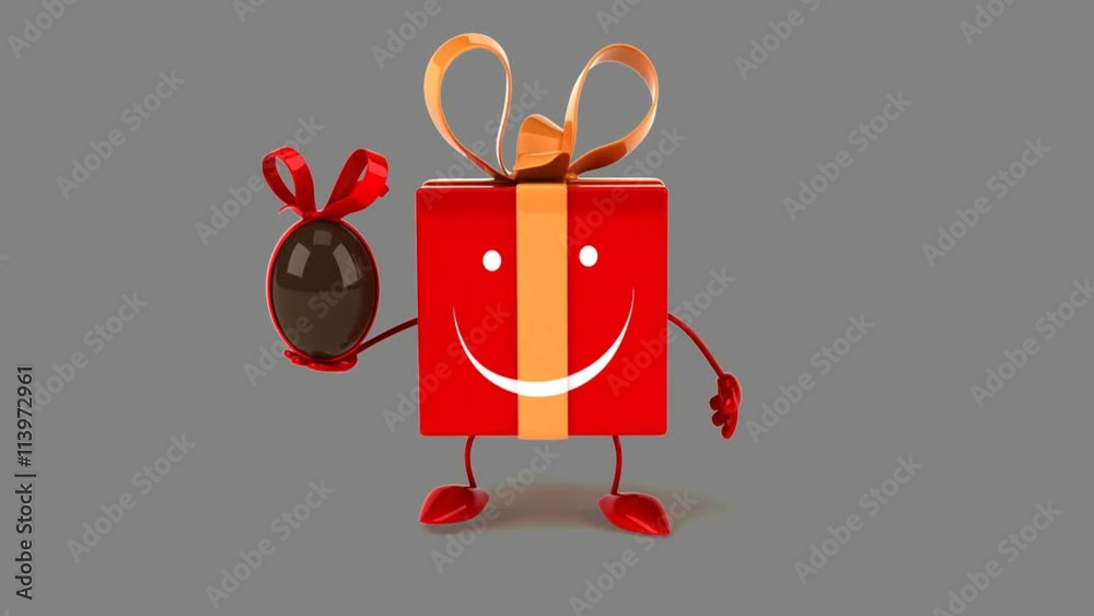 Fun gift - Digital animation Stock Video | Adobe Stock