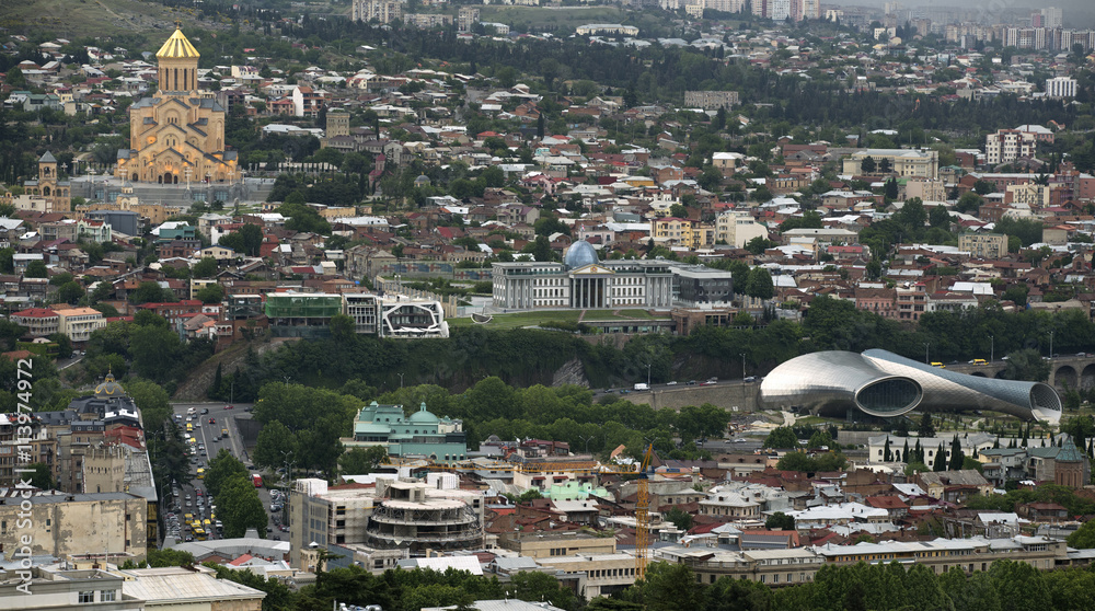 Architecture of Tbilisi, Georgia. Stock Photo | Adobe Stock