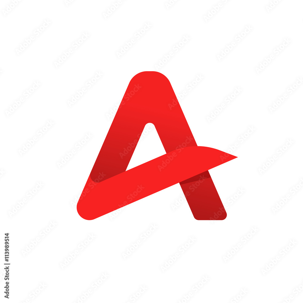 Vecteur Stock Letter a logo vector symbol isolated on white background ...