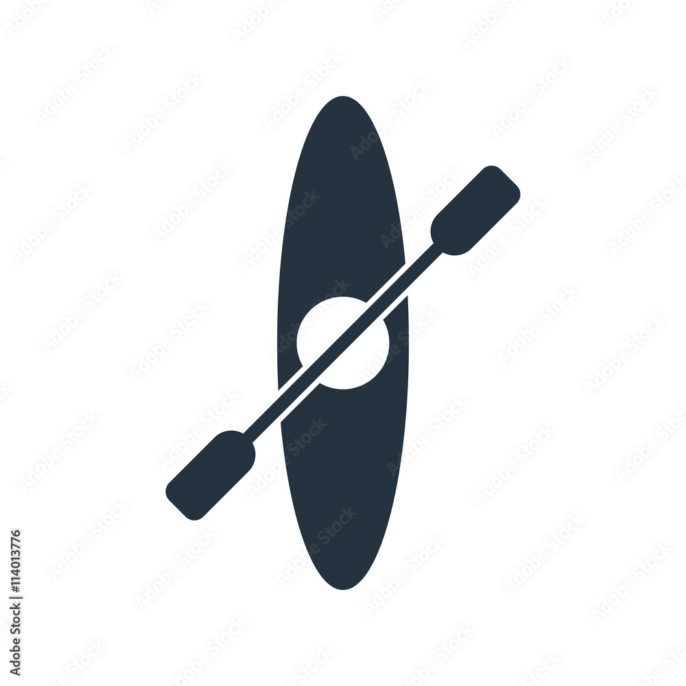 canoe icon - travel 100 set Stock Vector | Adobe Stock