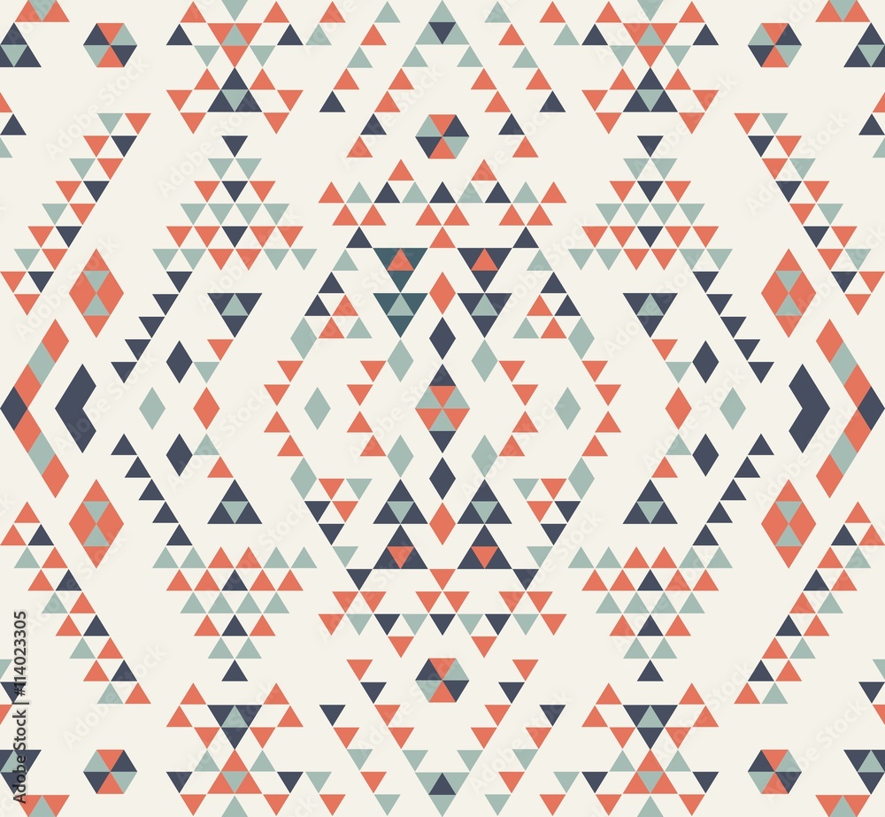 Abstract geometric pattern. Ethnic pattern design. Navajo geometric ...