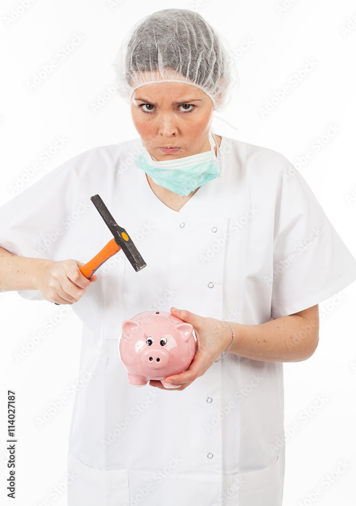 casser sa tirelire Stock Photo | Adobe Stock