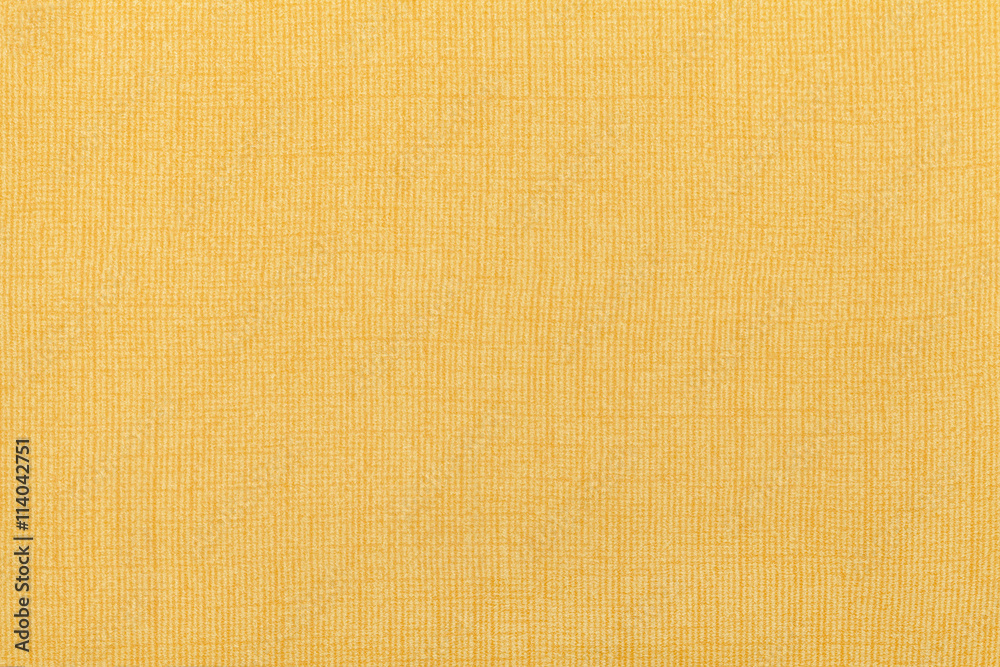 Light yellow ocher background from a textile material. Fabric with ...