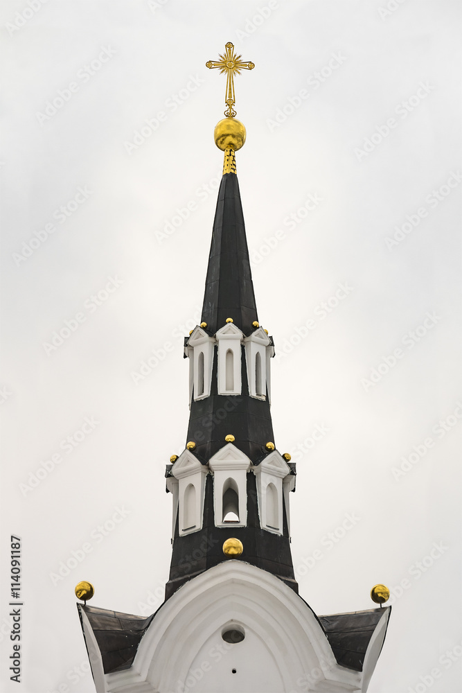 Gothic style. Russian Gothic. Russian Neo-Gothic architecture of the ...