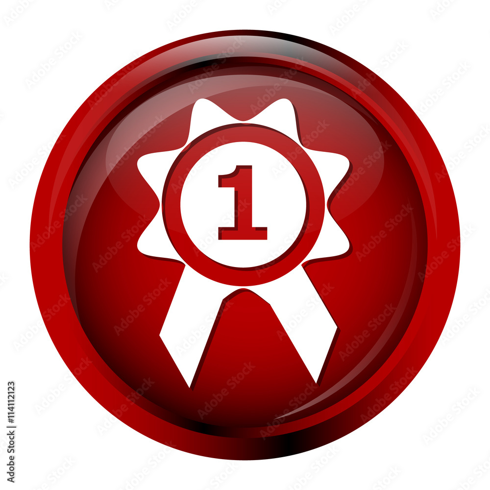 Award icon, sign button vector illustration Stock Vector | Adobe Stock