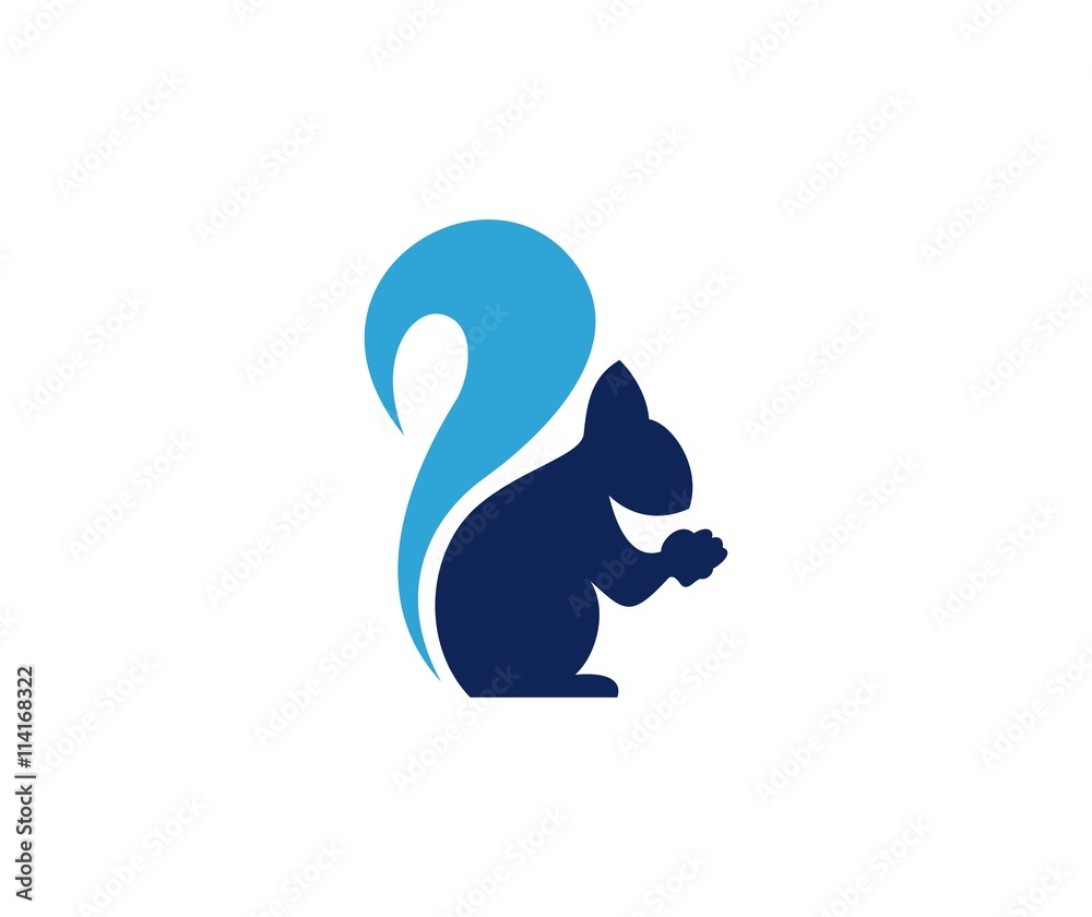 Squirrel logo Stock Vector | Adobe Stock