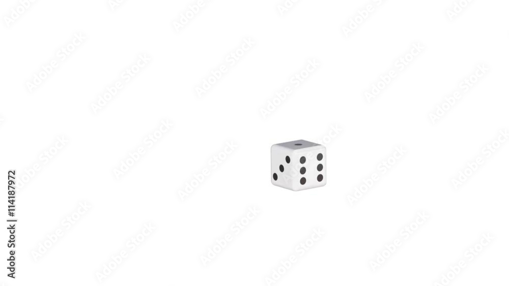 Flying dice. Looping. Alpha channel included. You can use this footage ...