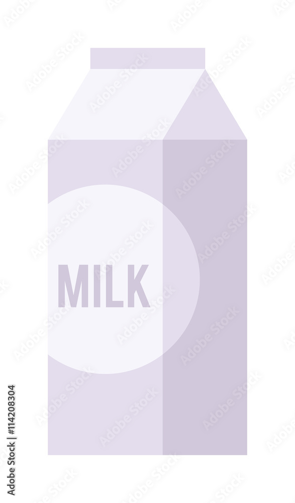 Milk carton box with screw cap. Paper milk box packaging beverage drink ...