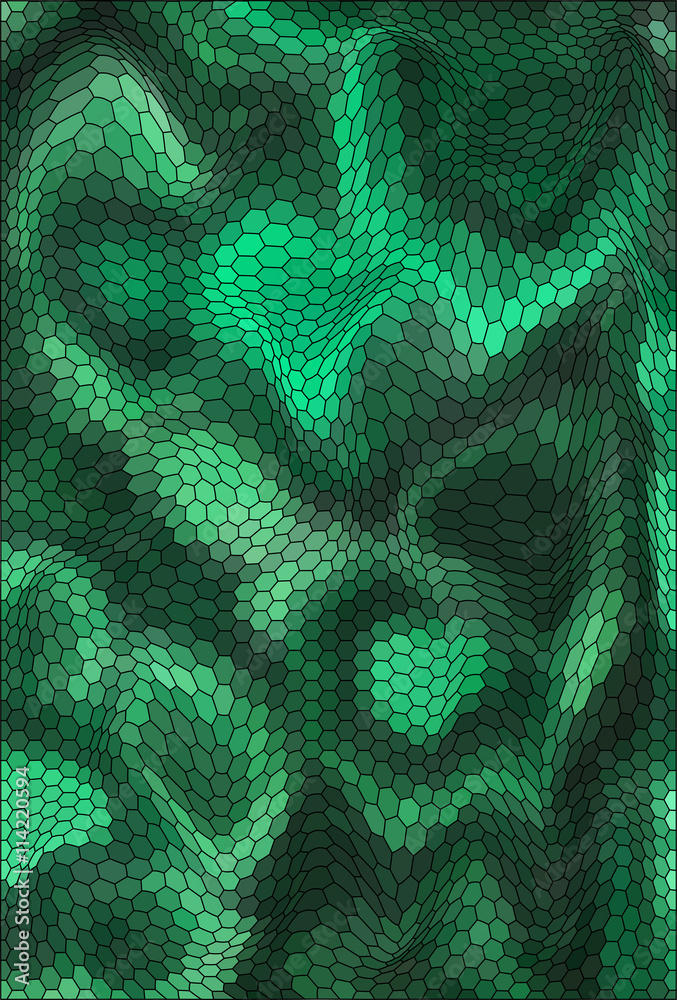 abstract green snake background Stock Vector | Adobe Stock