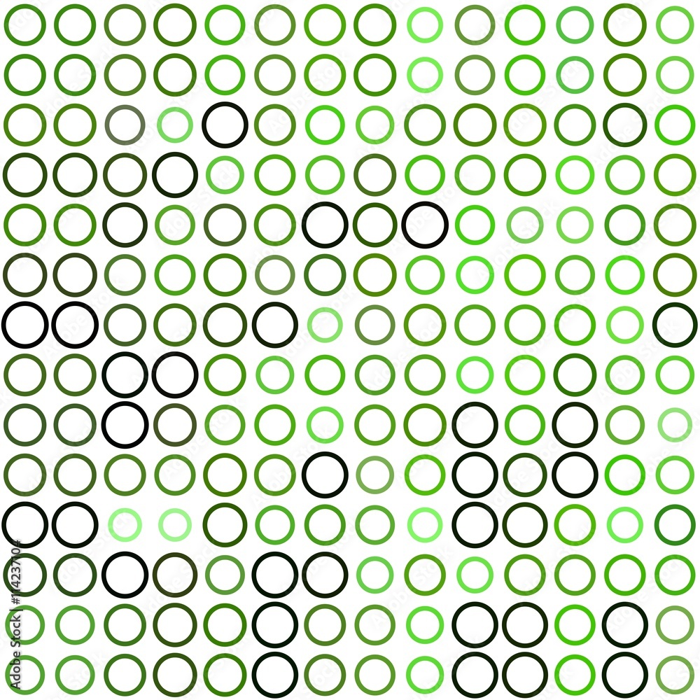 Seamless background made of rings in various sizes and colors ordered ...