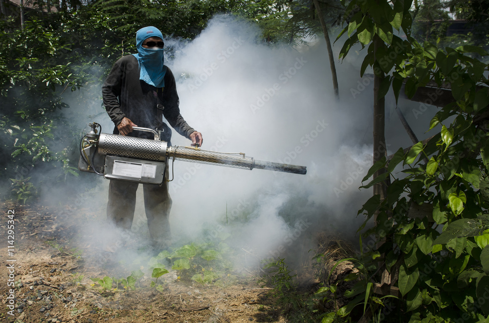 Spray mosquitoes, malaria, influenza Stock Photo | Adobe Stock