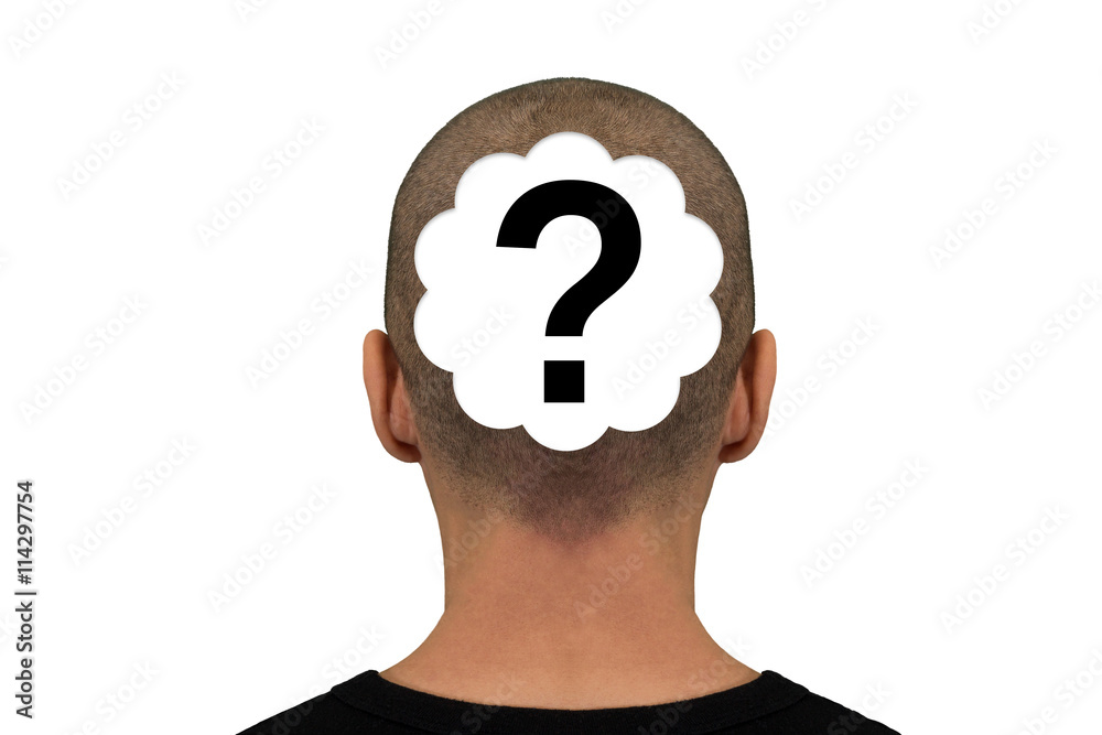 Head question mark Stock Illustration | Adobe Stock