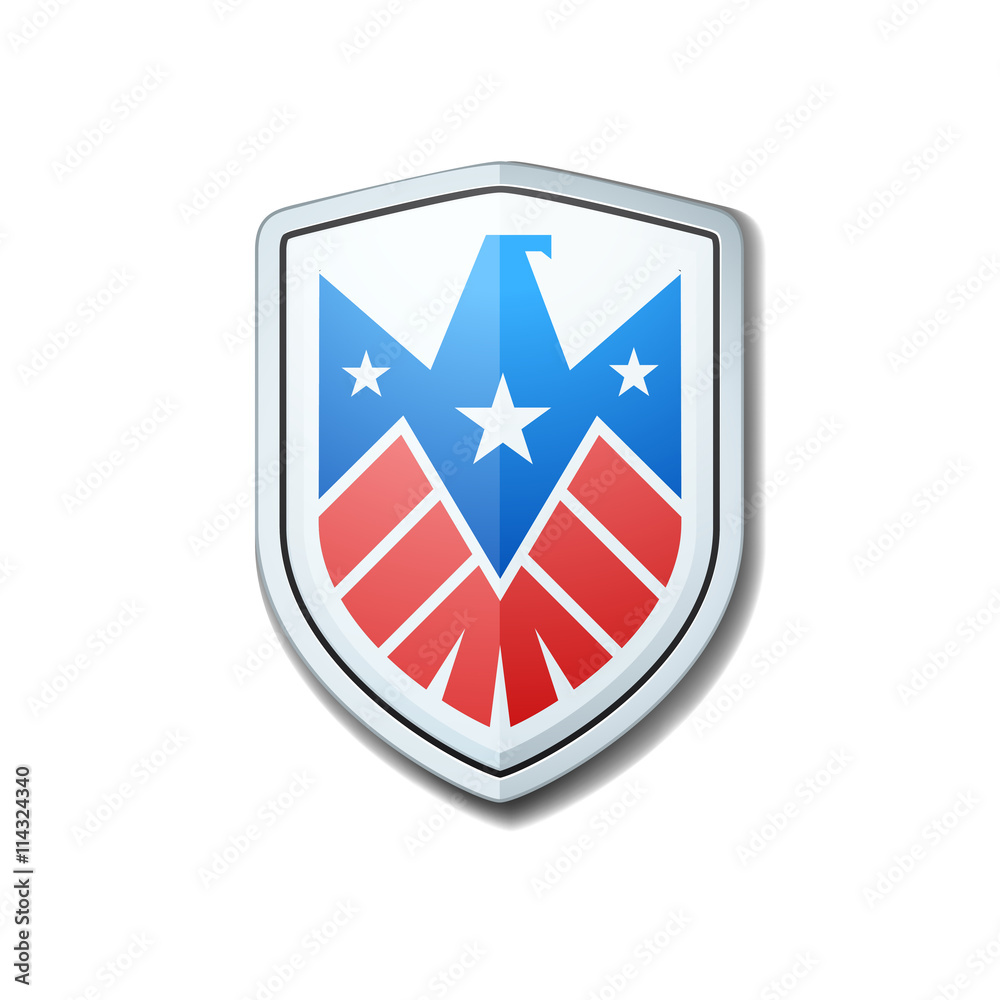 Hawk shield Stock Vector | Adobe Stock