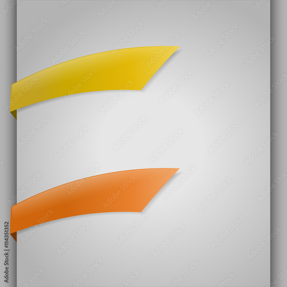 Sharp-edges banners. Shiny labels. Stock Vector | Adobe Stock