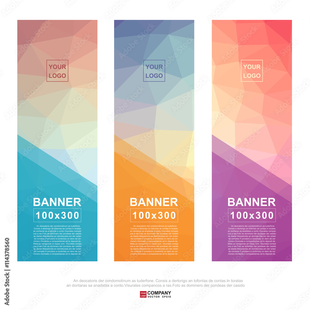 Abstract banner Stock Vector | Adobe Stock