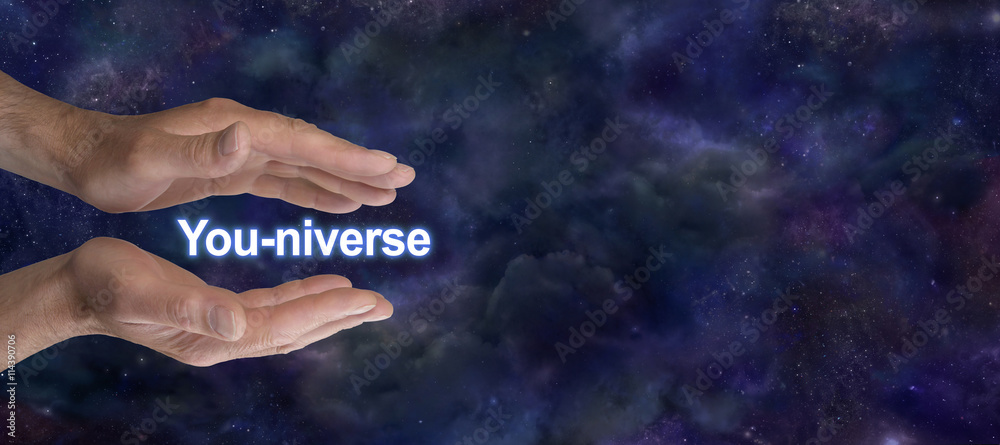 You are connected to ALL THAT IS - a pair of male parallel hands with ...