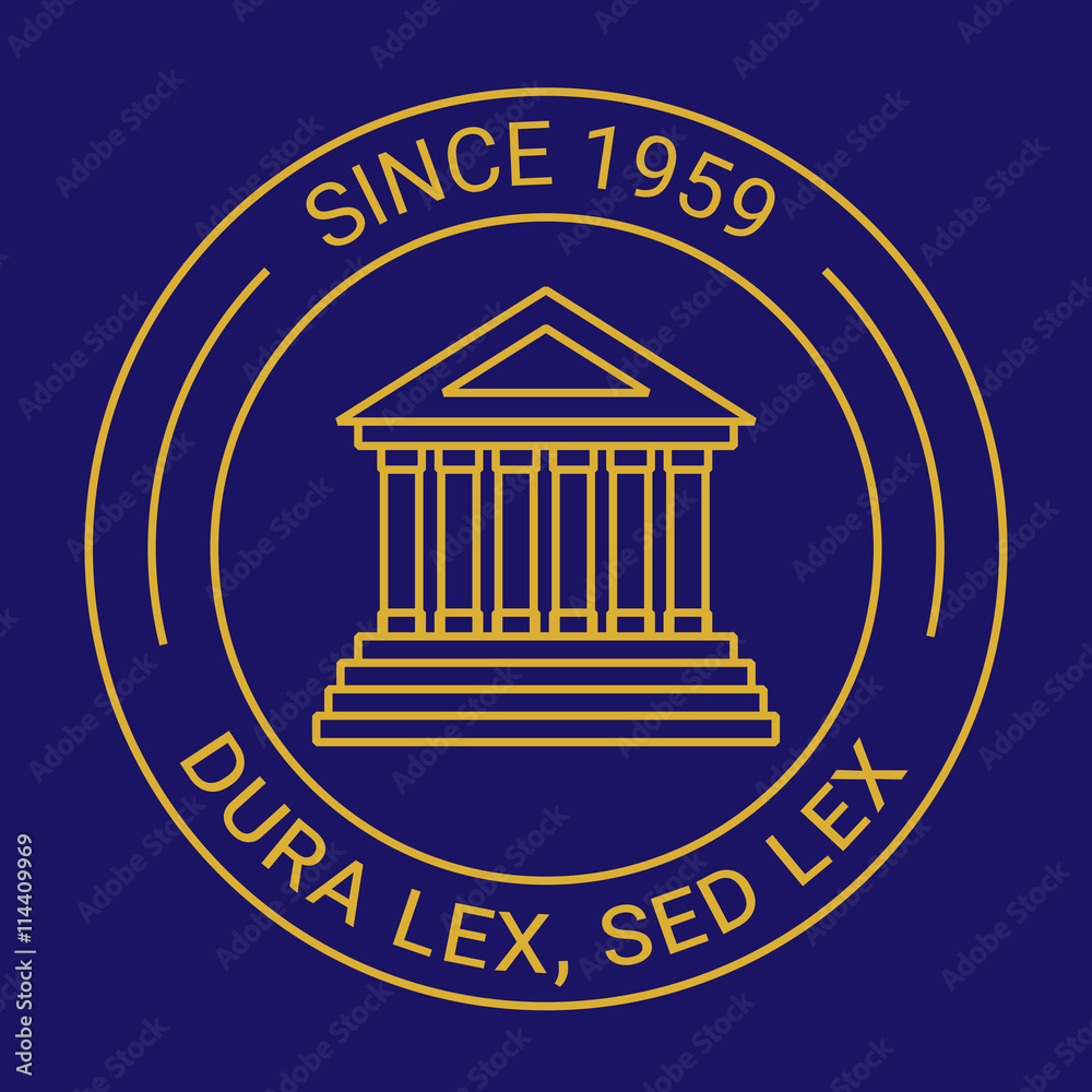 Law office logo. The judge, Law firm logo template, lawyer set of ...