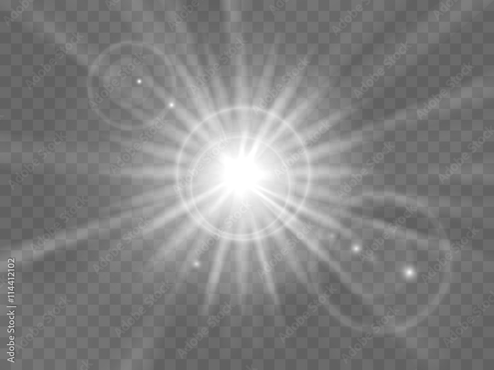 Abstract light rays or beam of light vector illustration Stock Vector ...