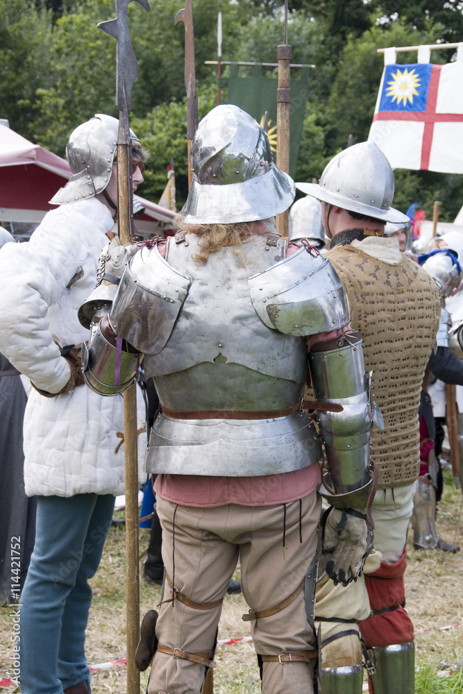 Tewkesbury, UK-July 17, 2015: Historical Reenactors' Authetic Living ...