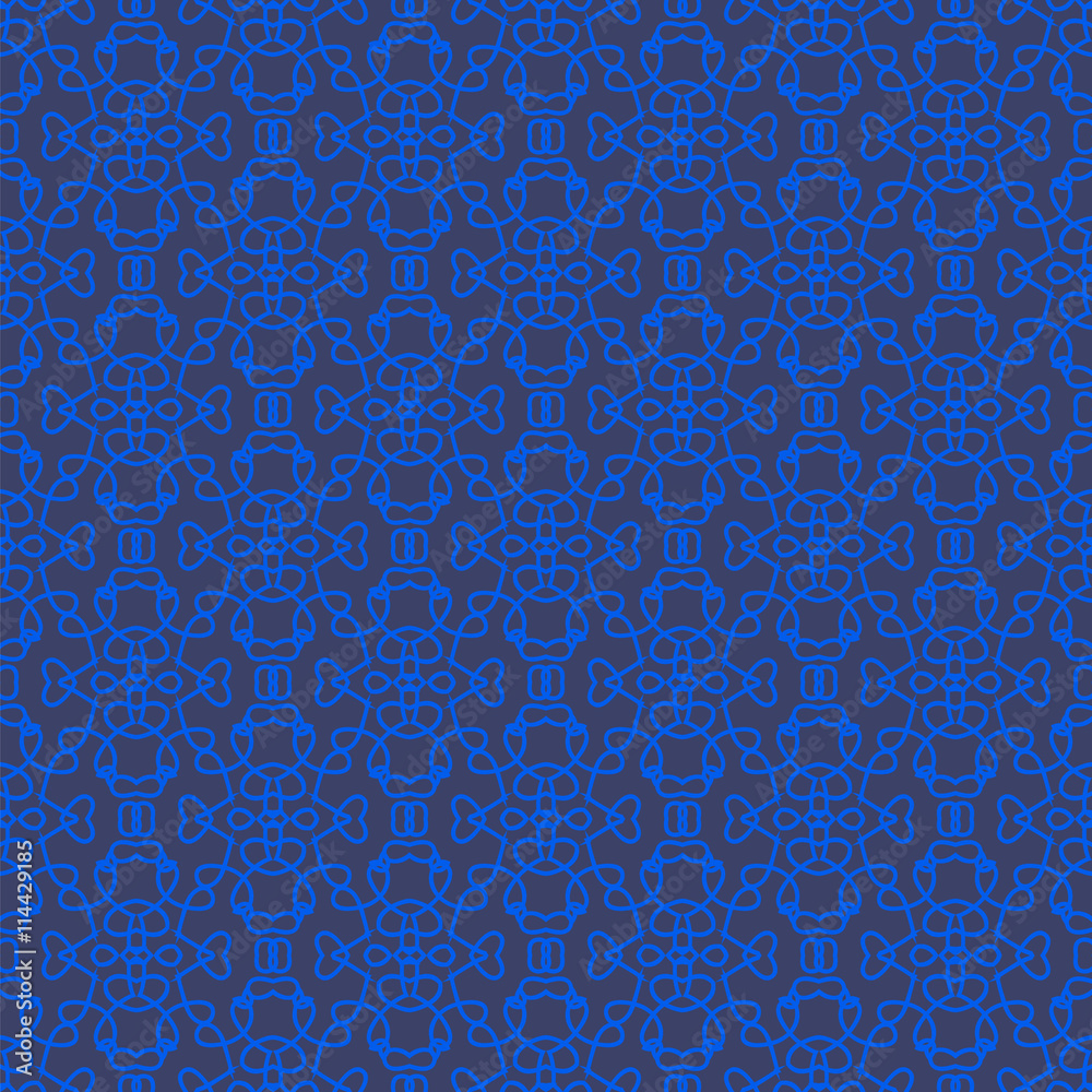 Seamless Texture on Blue. Element for Design. Ornamental Backdrop ...