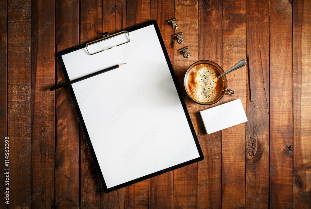 Blank paperwork template for designers. Responsive design mockup on ...