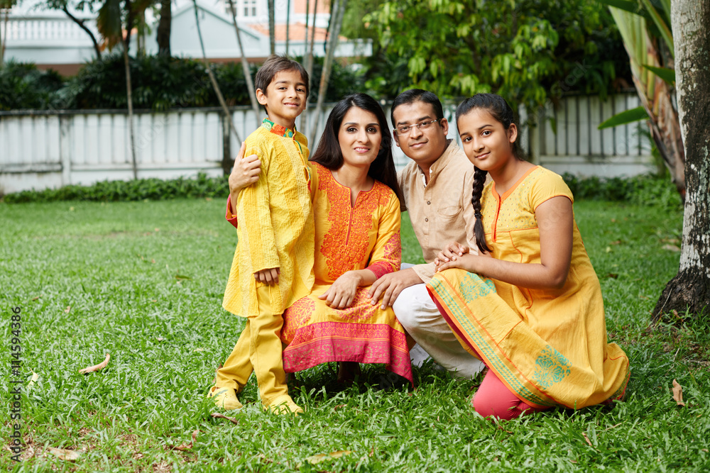 Traditional Indian Family