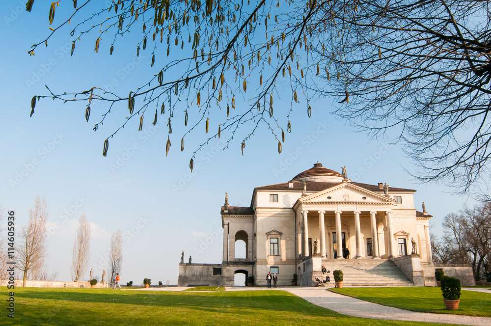 Perspective of the famous Villa La Rotonda by the architect of the ...