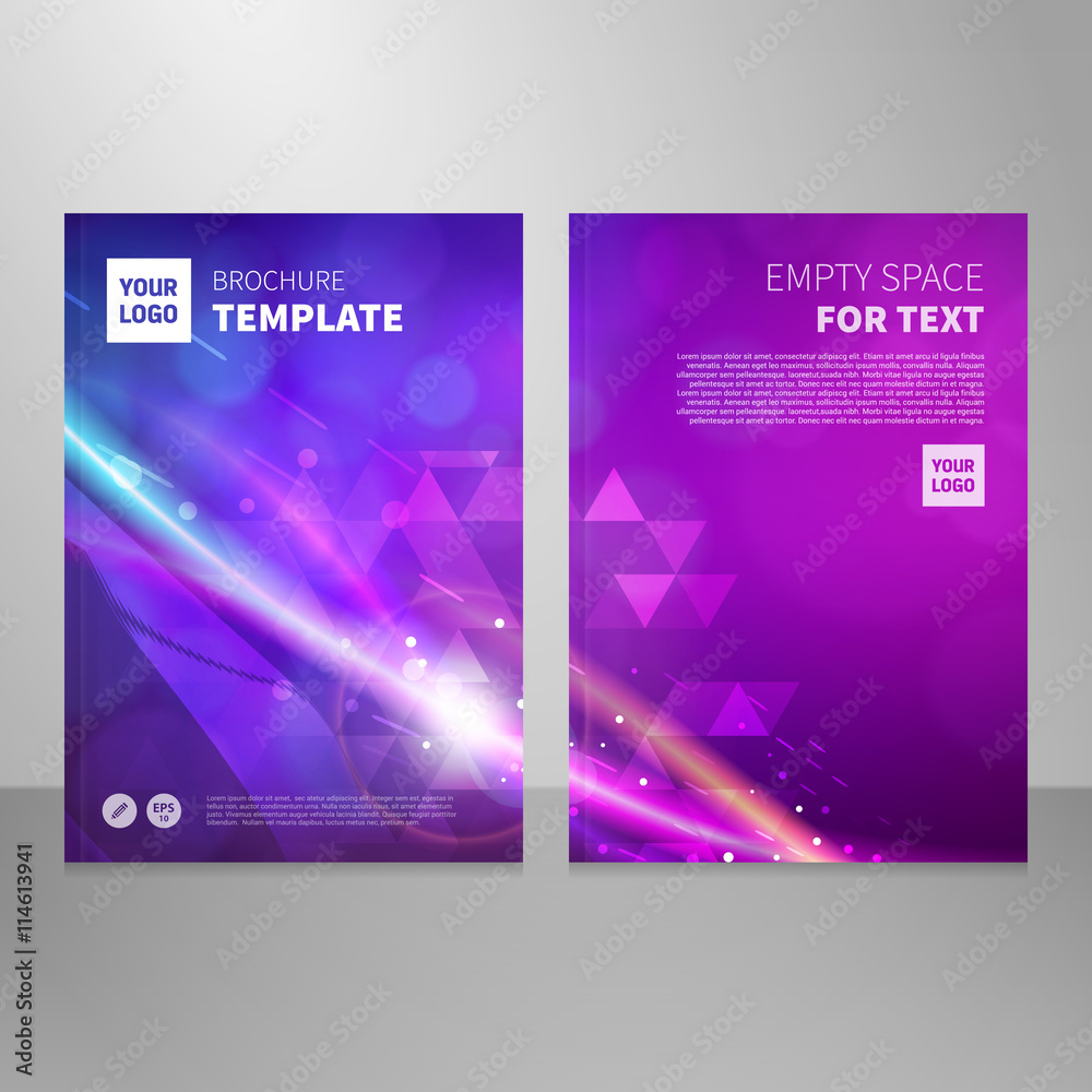 Brochure book abstract vector background design template Stock Vector ...