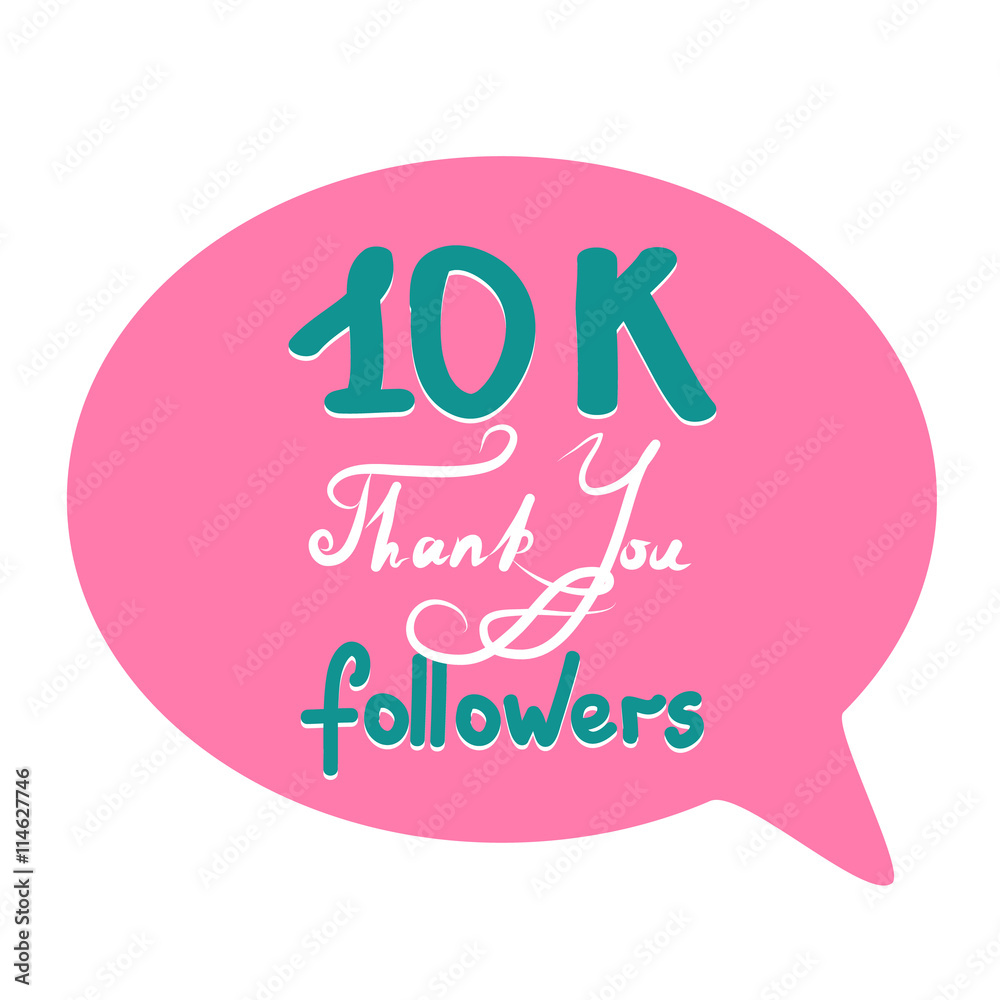 Thank you for network friends and followers. Thank you followers hand ...